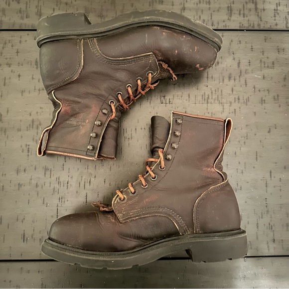 Red Wing Shoes | Shoes | Vintage Red Wing Made In Usa 445 Leather ...